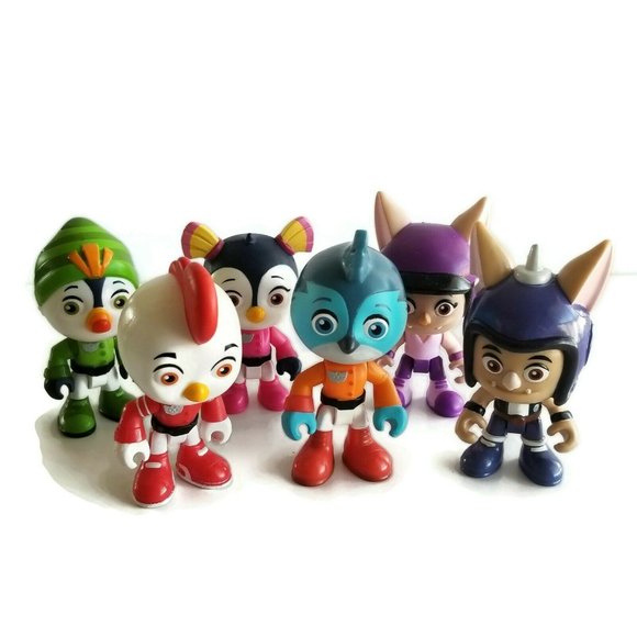 Hasbro | Toys | Top Wing Figures Characters Lot Of 6 Nick Jr | Poshmark